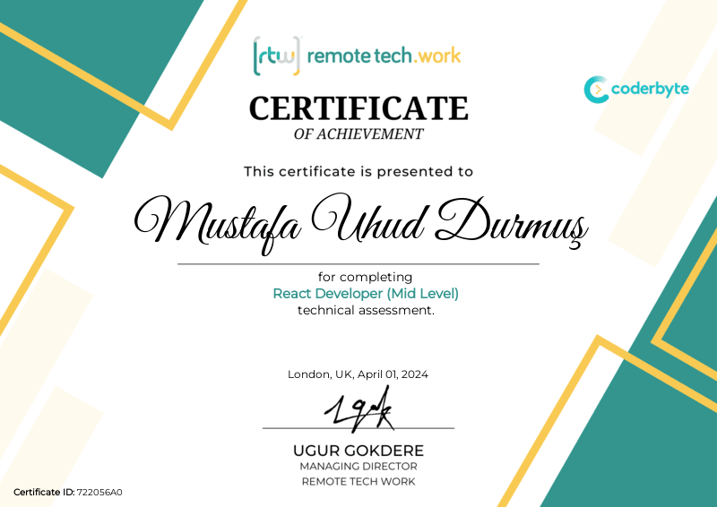 Uhud Mustafa Durmuş - Network ve Güvenlik Uzmanı + Full stack web developer | LinkedIn